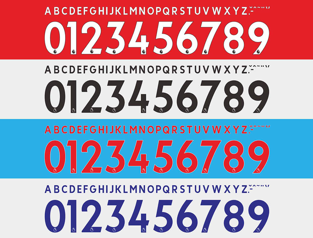 Timix Soccer Patch: Font Vector Premier League 2021-2022 Kit Font