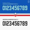 AFC Ajax 2023-2024 Font Vector Download - Football Font Download