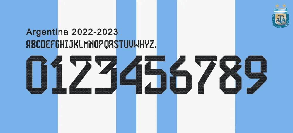 Adidas Argentina WC 2022 Letras Goticas Cursivas, Tipos De Letras ...