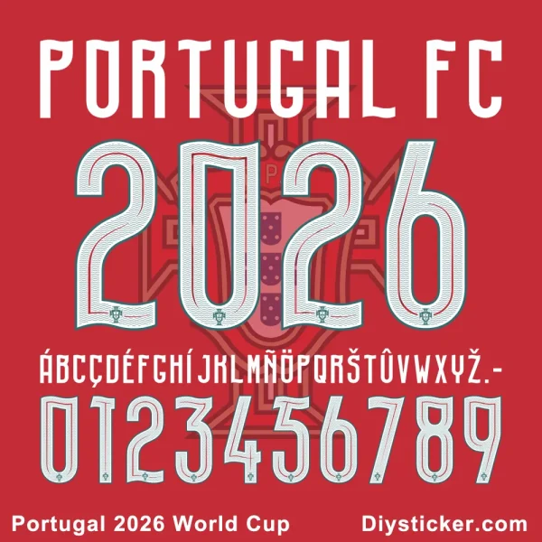 Portugal 2026 World Cup Font | TTF, OTF, Vector Files | First Release
